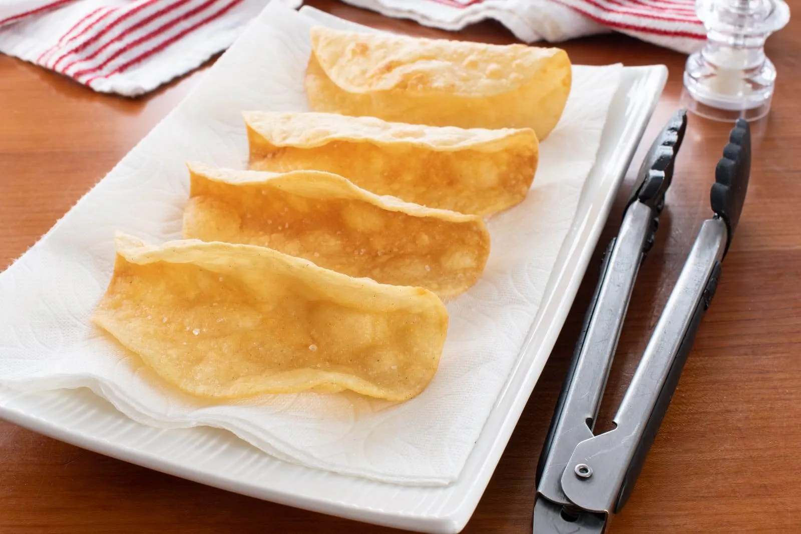 Crispy Taco Shells | For the Love of Cooking