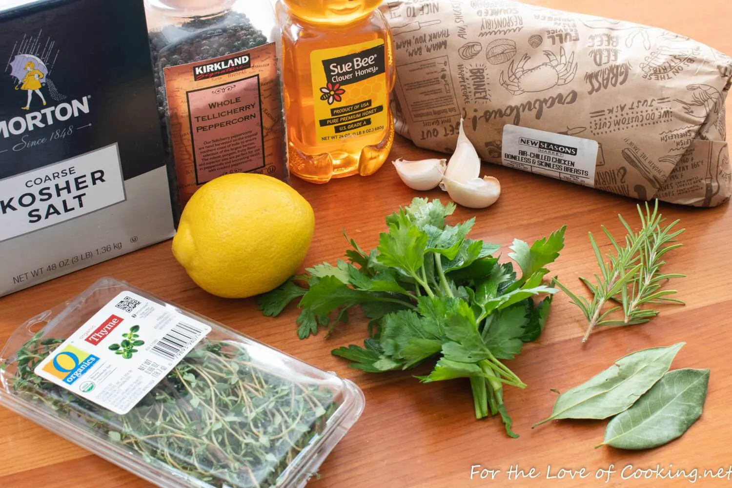 Lemon-Herb Chicken Brine Recipe | For the Love of Cooking
