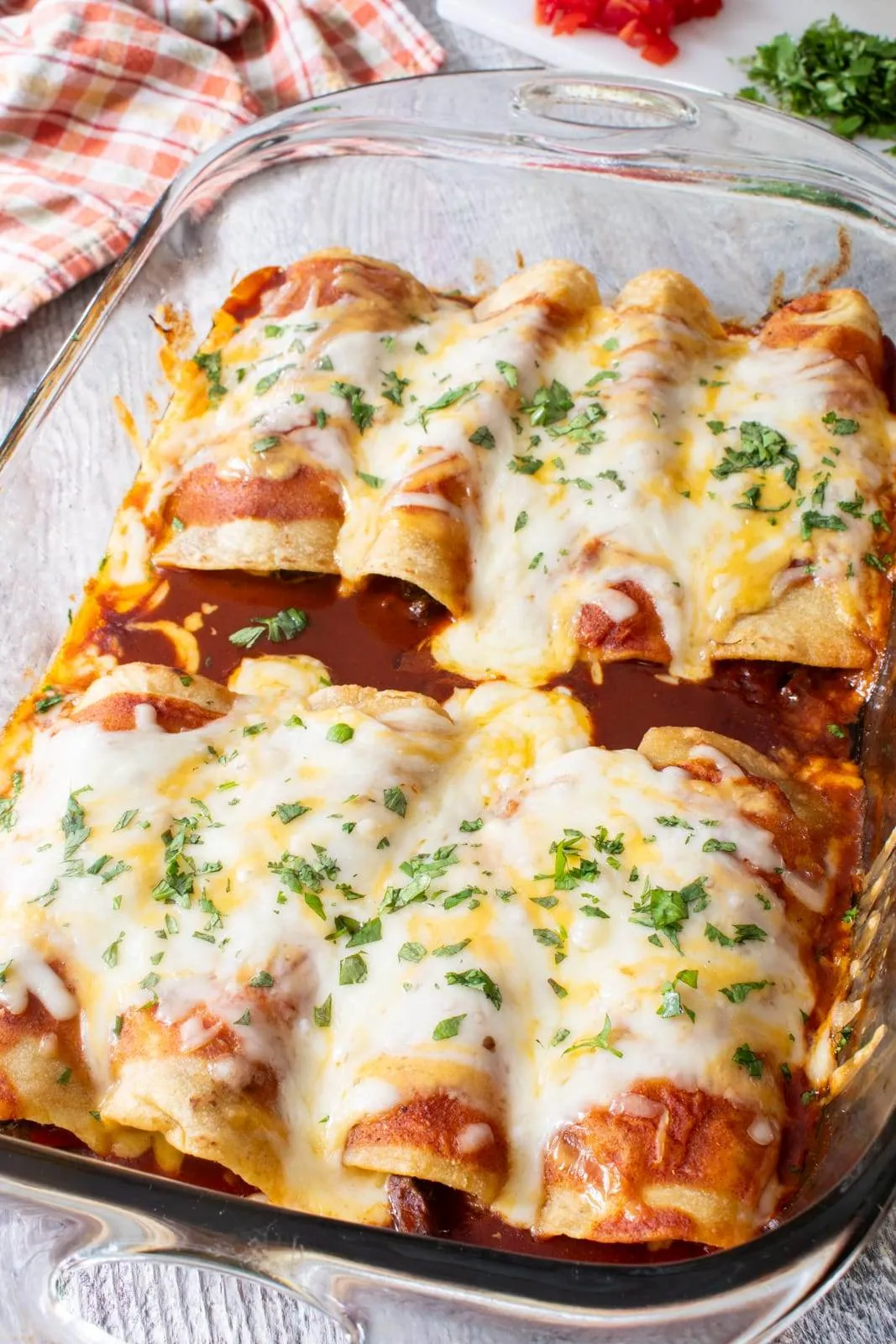 Shredded Beef Enchiladas | For the Love of Cooking