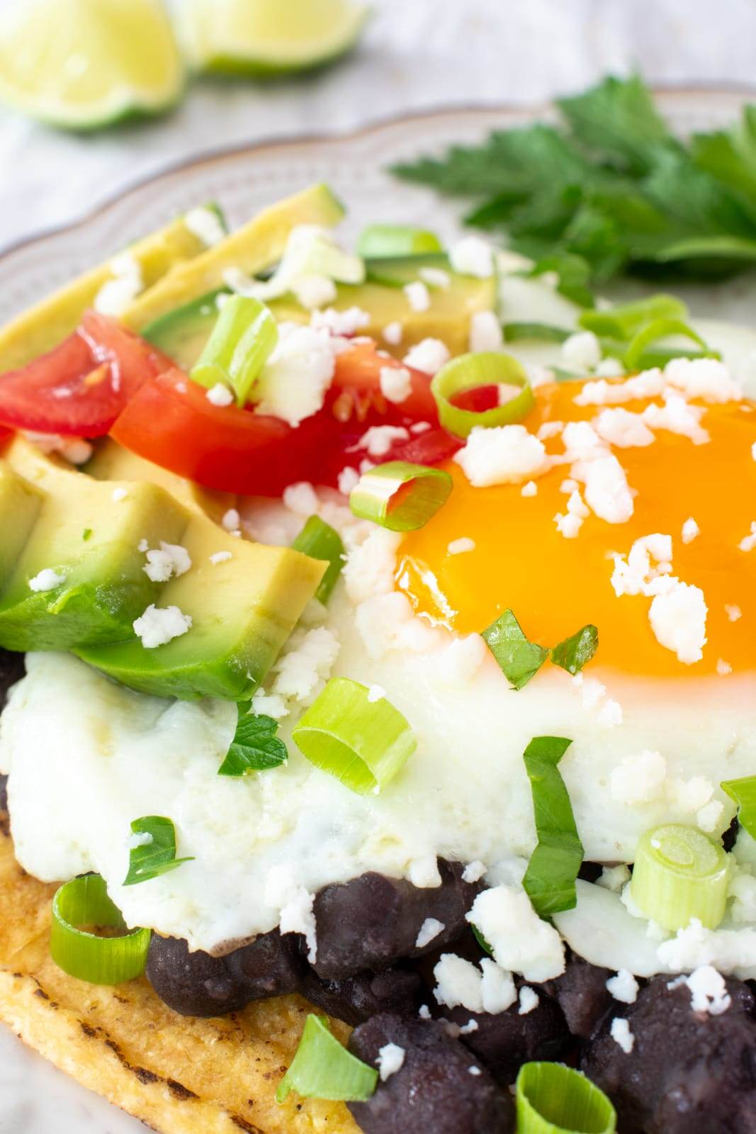 Breakfast Tostadas | For the Love of Cooking