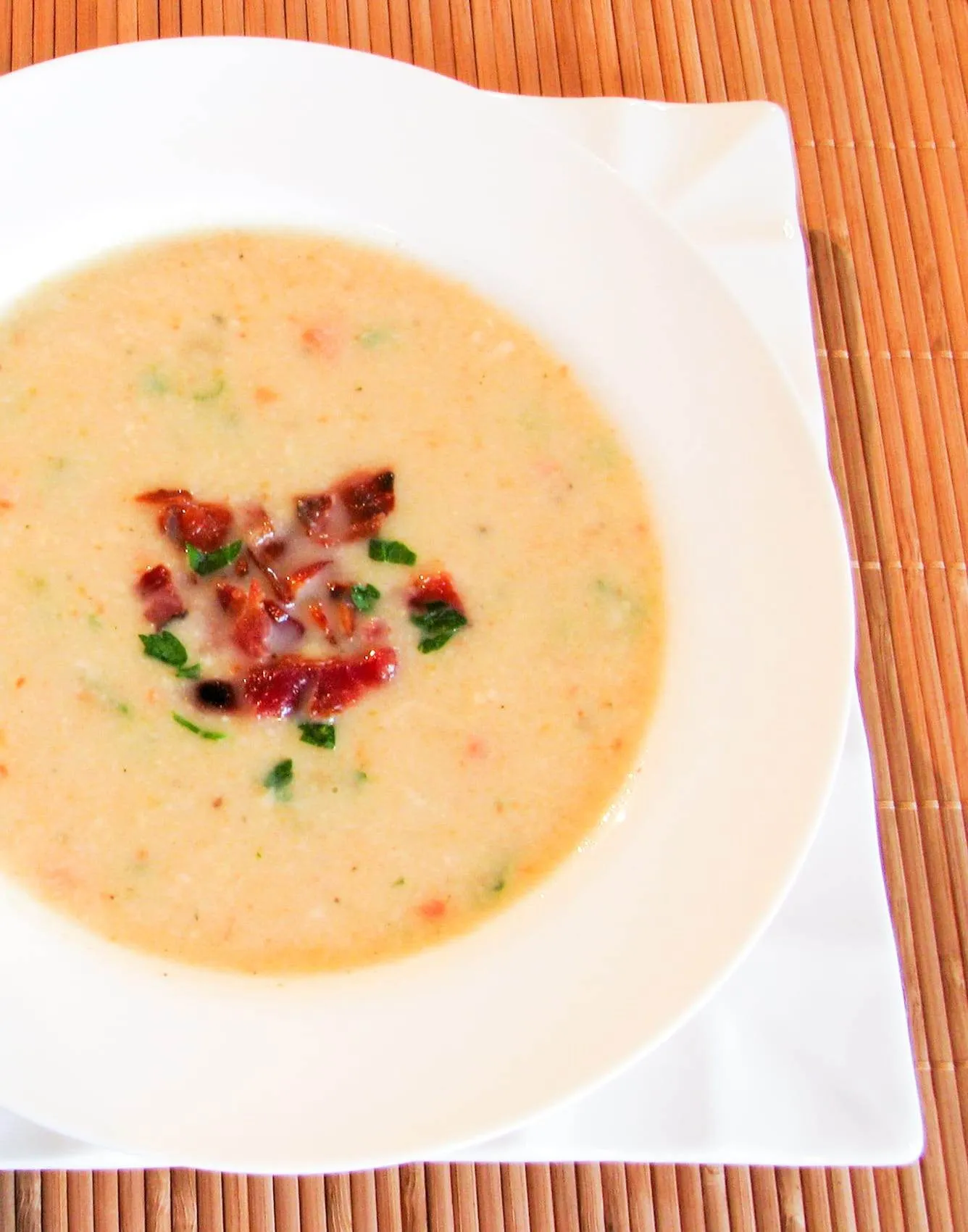 Corn Chowder with Parmesan Cheese | For the Love of Cooking