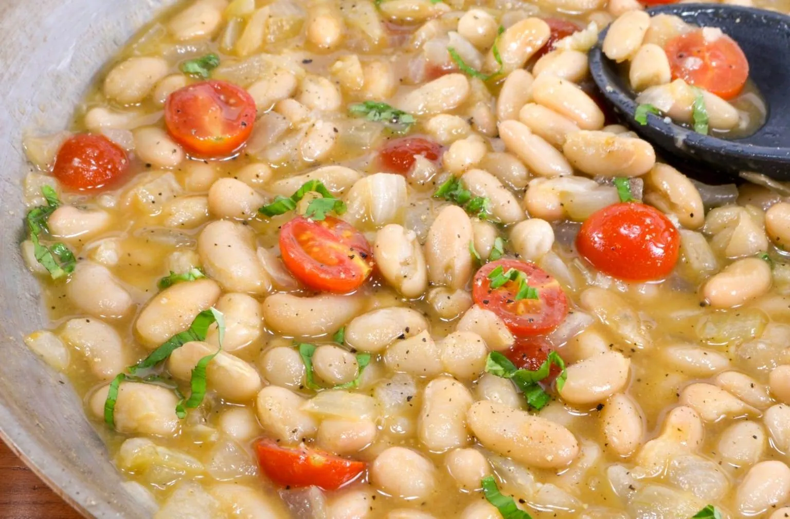 White Bean Ragout | For the Love of Cooking