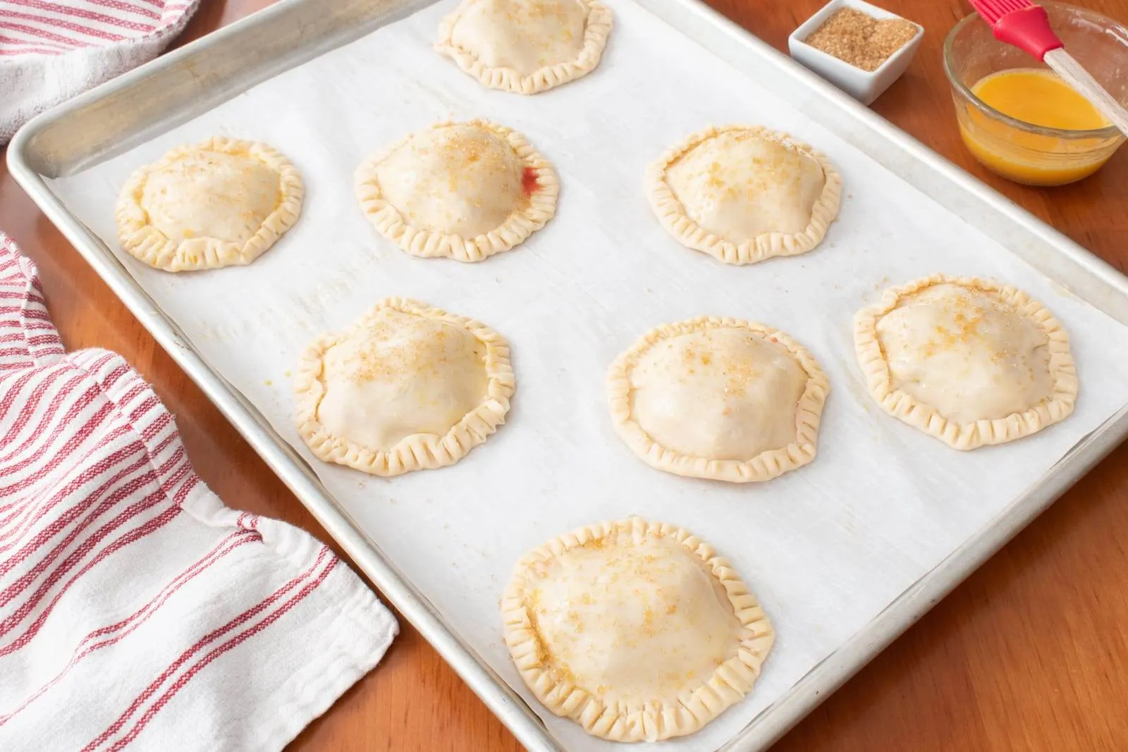 Glazed Raspberry Hand Pies | For the Love of Cooking
