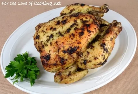 Roasted Chicken Provençal | For the Love of Cooking