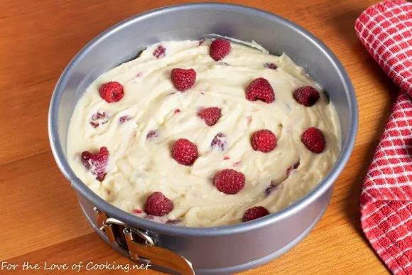 Raspberry-Ricotta Cake | For the Love of Cooking