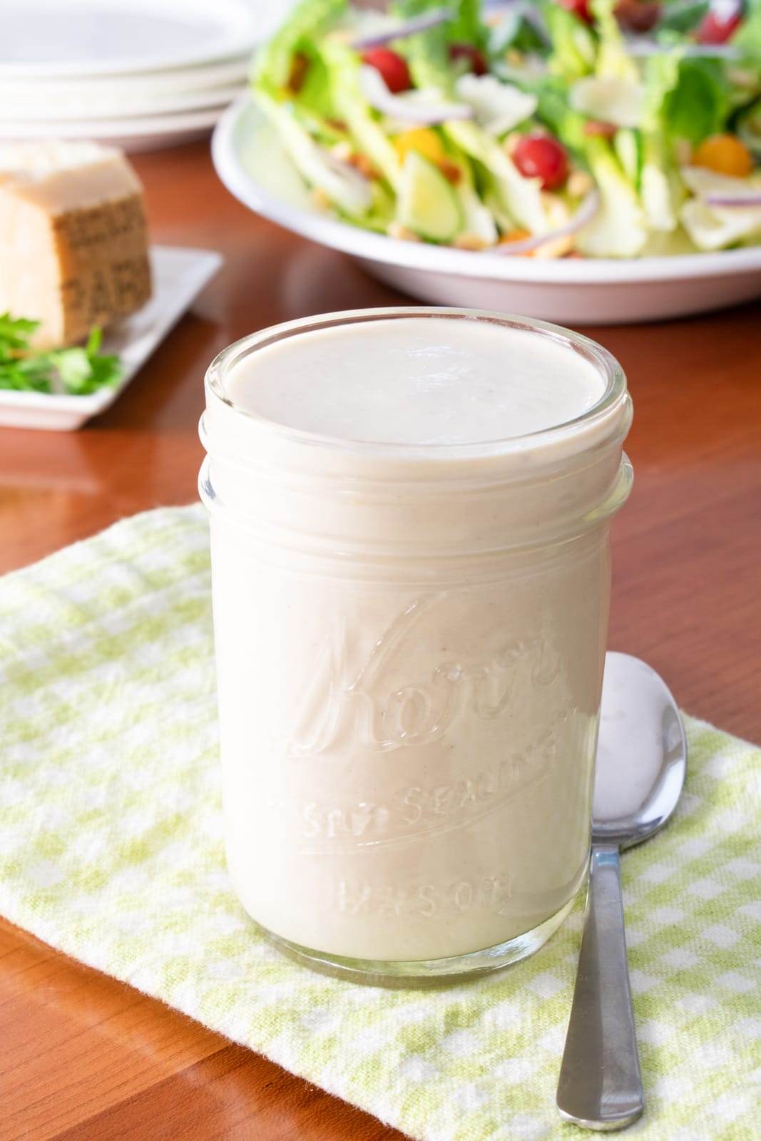 Creamy Parmesan Dressing | For the Love of Cooking