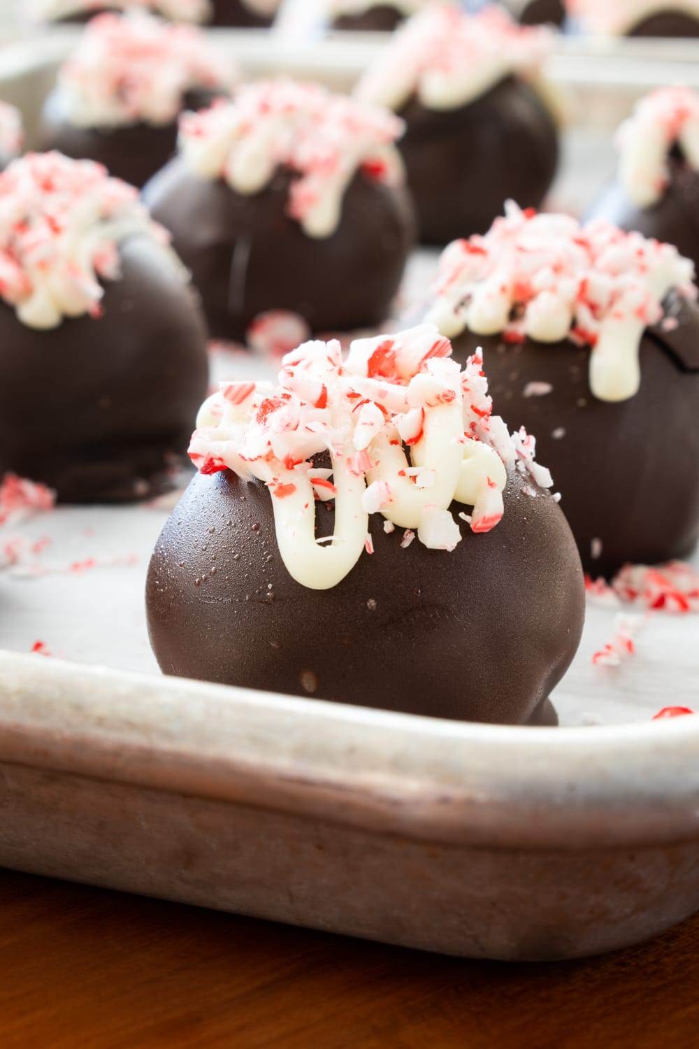 Peppermint Truffles | For the Love of Cooking