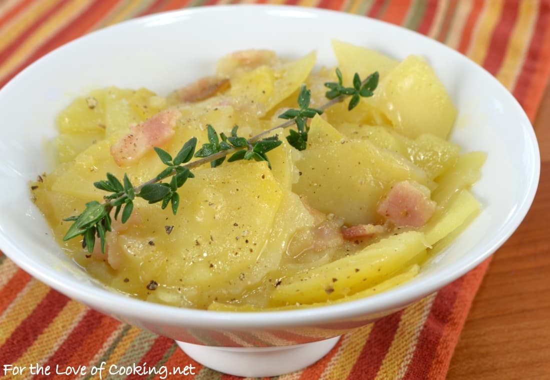 Potatoes Boulangère | For the Love of Cooking