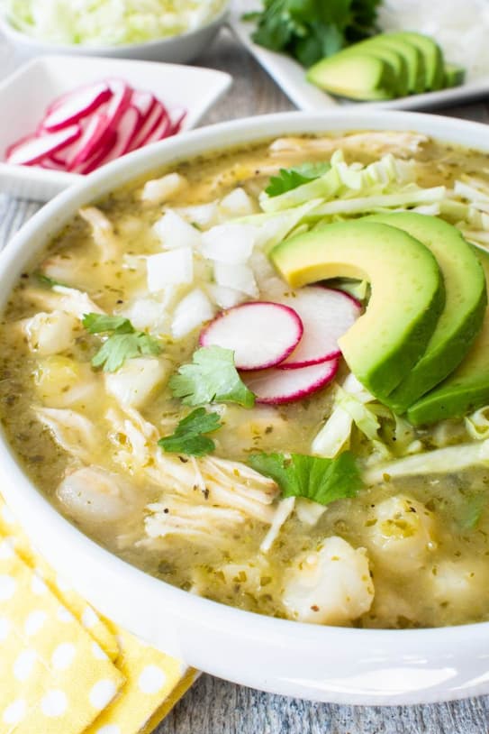 Chicken Pozole Verde | For the Love of Cooking